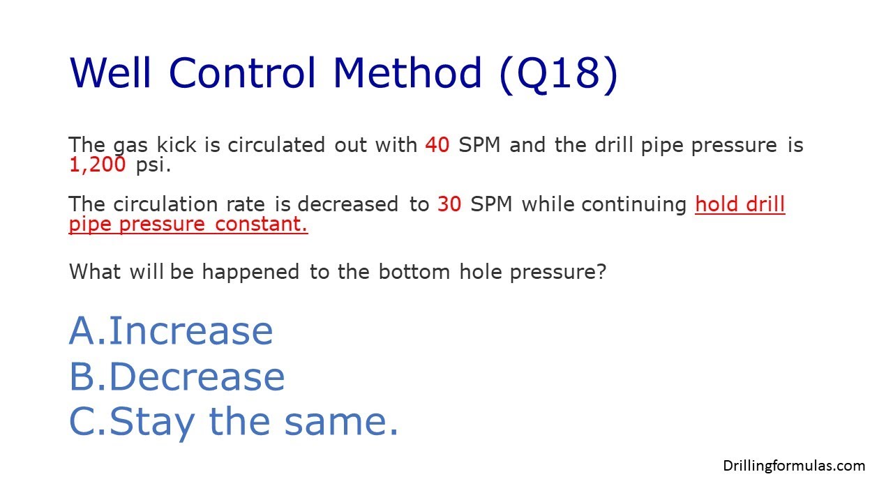Well Control Method (Q18) - YouTube