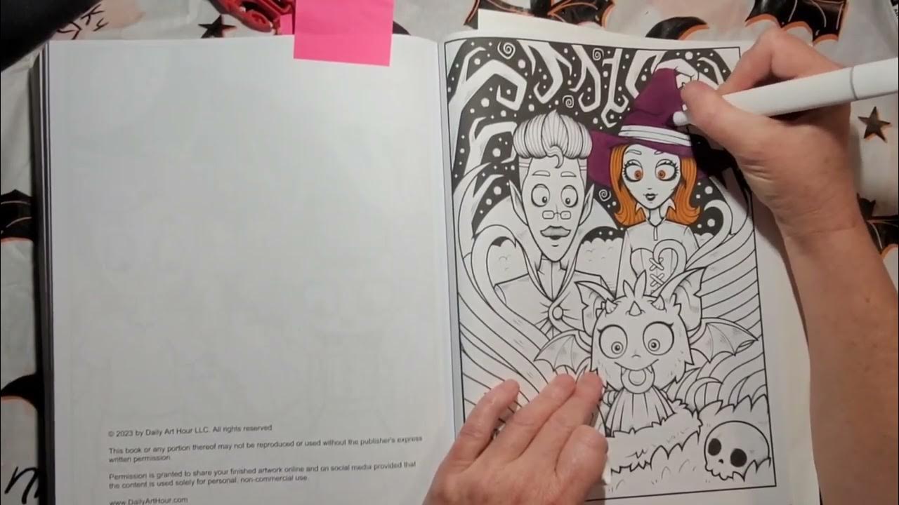 Coloring Chat In The Spooky Family Collector's Edition Vol. 1 Daily Art ...