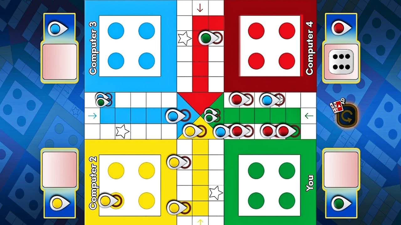 Ludo king in 4 players | Ludo game 4 player | ludo gameplay | ludo ...