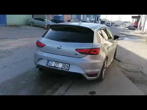Leon fr downpipe düz boru varex stil montaj sonrası deneme