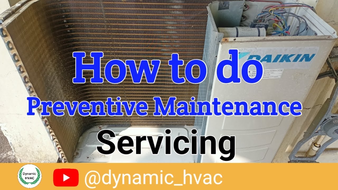 How to do servicing of Air Conditioner | Preventive Maintenance कैसे ...