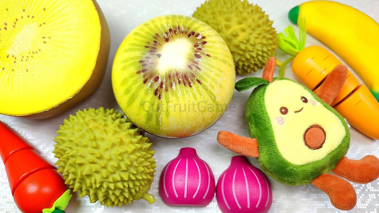 Satisfying Video | How to Cutting Fruits and Vegetables ASMR | KIWI CARROT Lollipops Candy ...