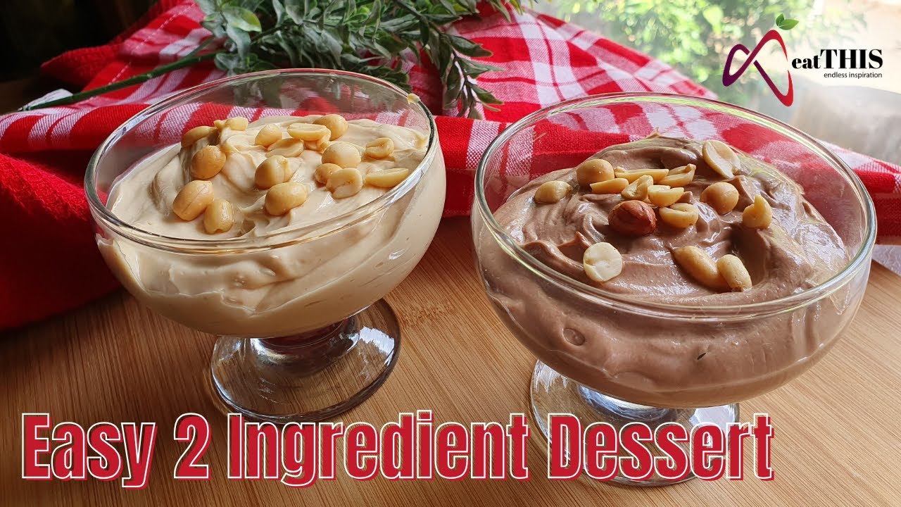 Easy 2 Ingredient Dessert - YouTube