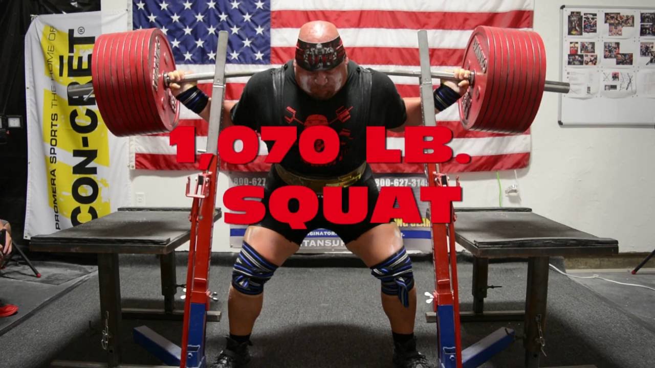 Blaine Sumner Squats 1,070 lbs. in Prep for 2016 World Championships ...