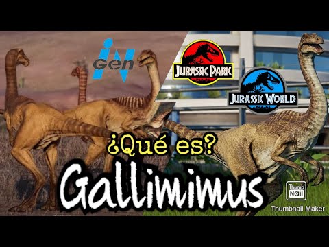 ¿QUÉ ES EL GALLIMIMUS DE INGEN? | HISTORIA Y EXPLICACIÓN DEL GALLIMIMUS ...