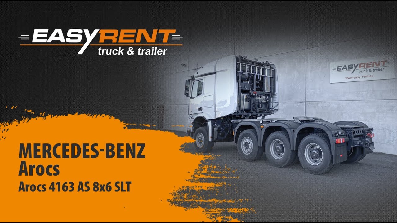 Easy Rent - Mercedes-Benz Arocs 4163 AS 8x6 SLT - YouTube