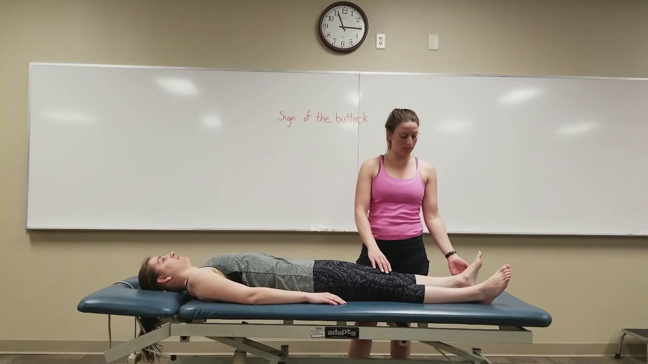 Sign of the buttock - YouTube