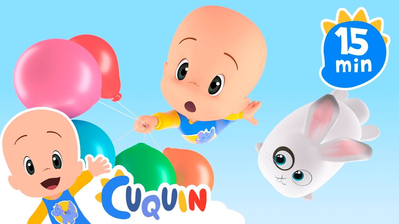 Cuquin's Balloons | Colorful Play-Doh Animals | Educational Videos for ...