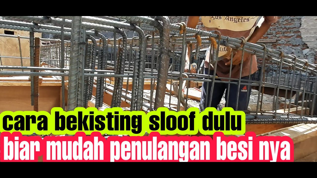 bekisting sloof - YouTube