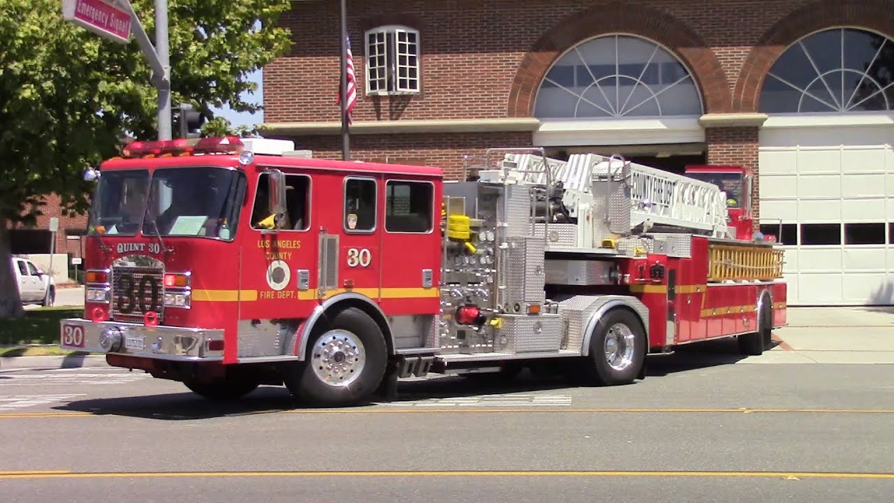 LACo.FD Quint 30 - YouTube