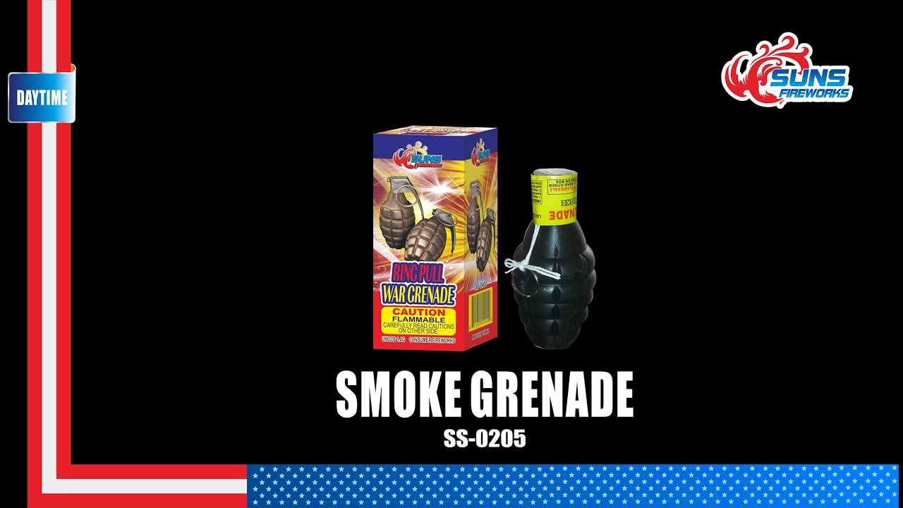 SMOKE GRENADE RING PULL SS-0205 from Suns Fireworks - YouTube