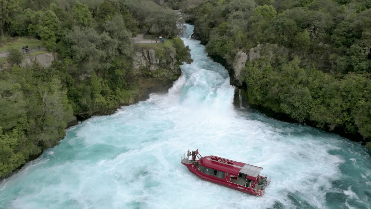 Huka Falls River Cruise | Taupō Travel Trade - YouTube