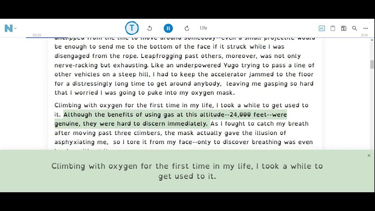 Into Thin Air Chapter 12 Part 1 - YouTube