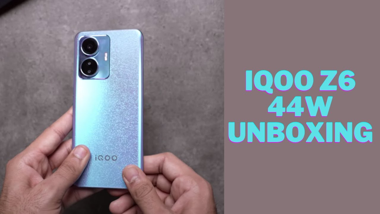 iQOO Z6 4G Unboxing, First Look, Specifications, Price & Launch in ...