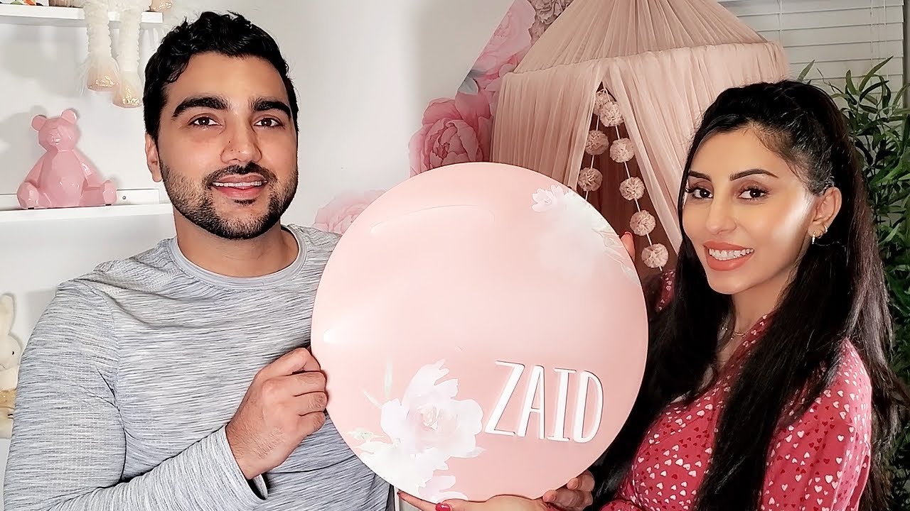 REVEALING OUR BABY'S INITIALS AND MIDDLE NAME I The Zaid Family - YouTube