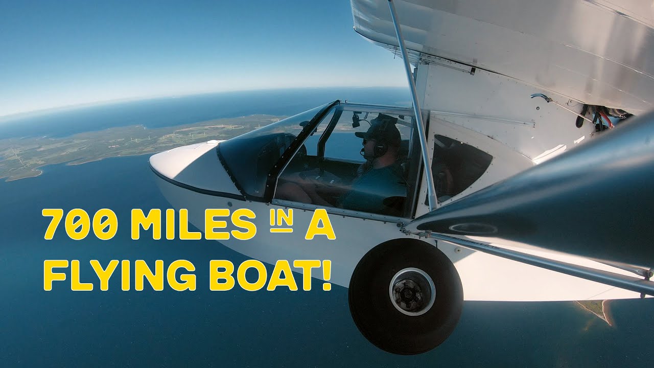 700 Miles In A Flying Boat - Flying My New SeaRey Home. - YouTube