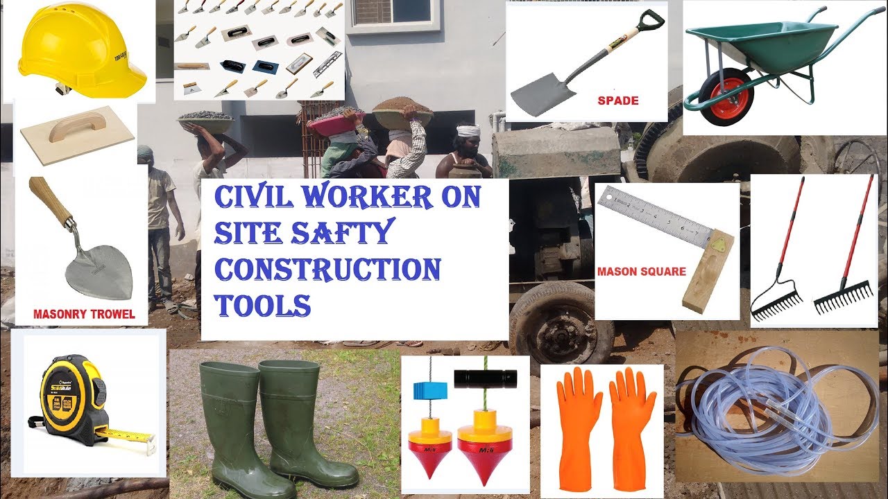 CIVIL Worker On SITE Safety & Construction Tools || Watch # ...