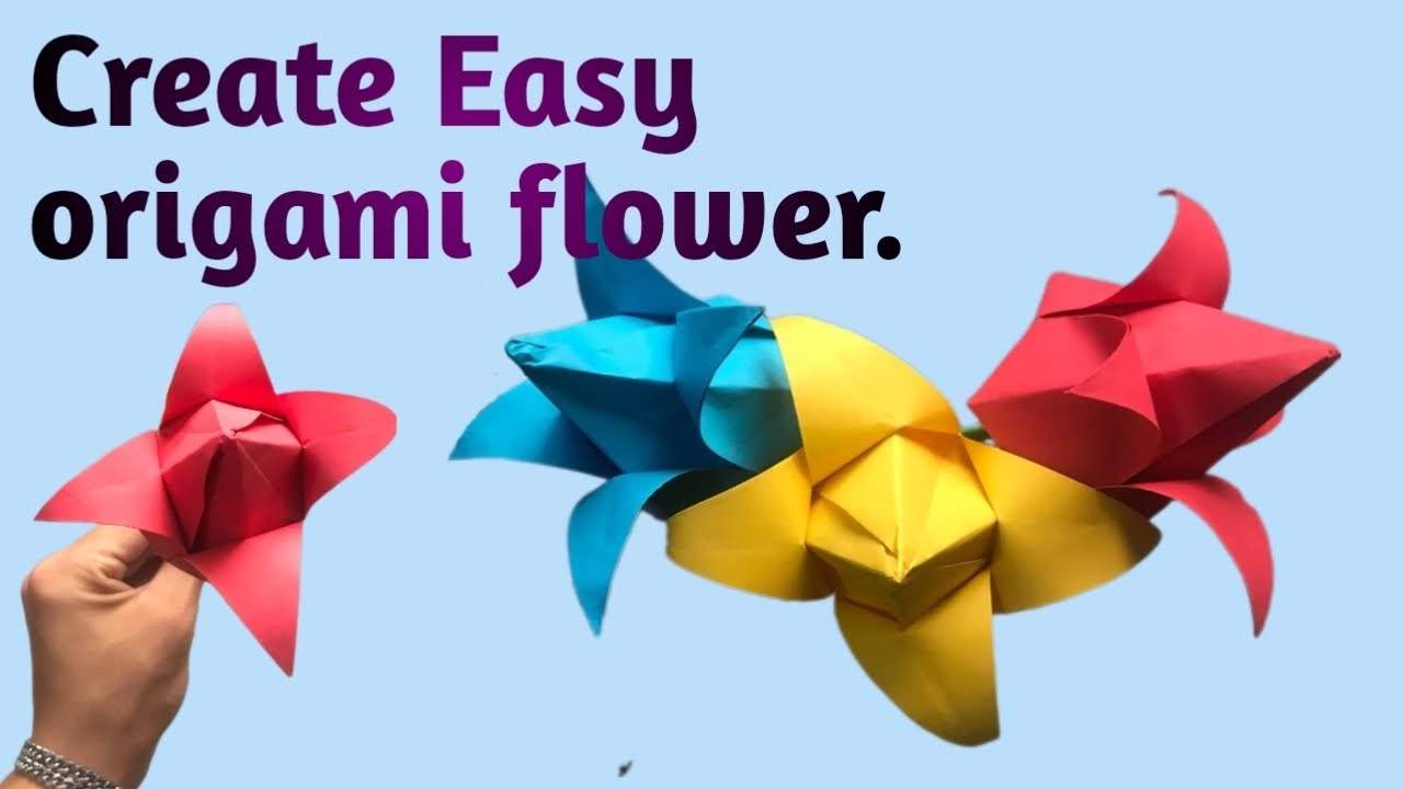 "Beautiful Origami Flower – Easy & Elegant Paper Art!" - YouTube