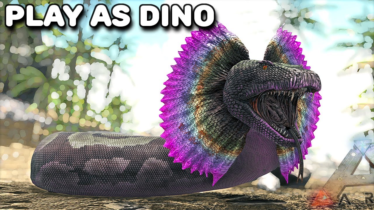 SURVIVING IN THE SWAMP AS A SNAKE | PLAY AS DINO | ARK SURVIVAL EVOLVED ...