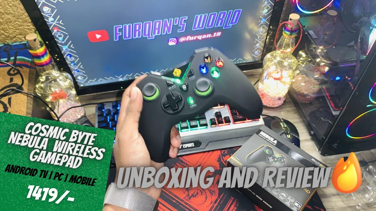 Cosmic Byte Nebula Wireless Gamepad | Unboxing and Review | Best For Pc ...