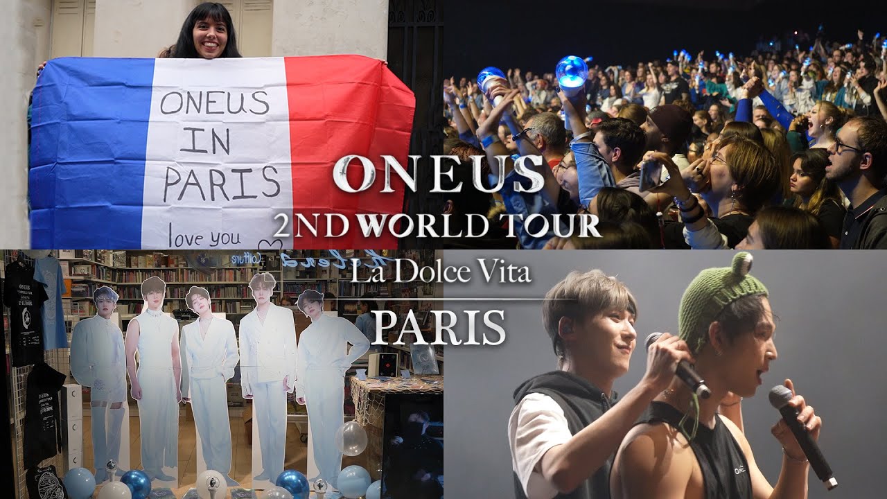 ONEUS PARIS POP-UP & VENUE Recap Video 원어스 파리팝업, 베뉴 [ONEUS 2ND WORLD ...