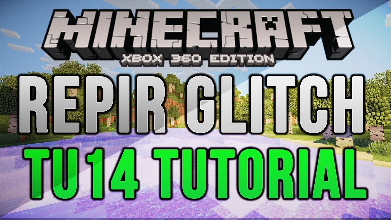 Minecraft: Xbox 360/PS3 REPAIR GLITCH TU14 (NO ANVIL!) | TUTORIAL - YouTube