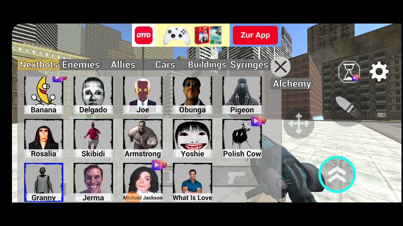 Wenn ihr das spiel auch wollt das heißt Nextbot sandbox - YouTube