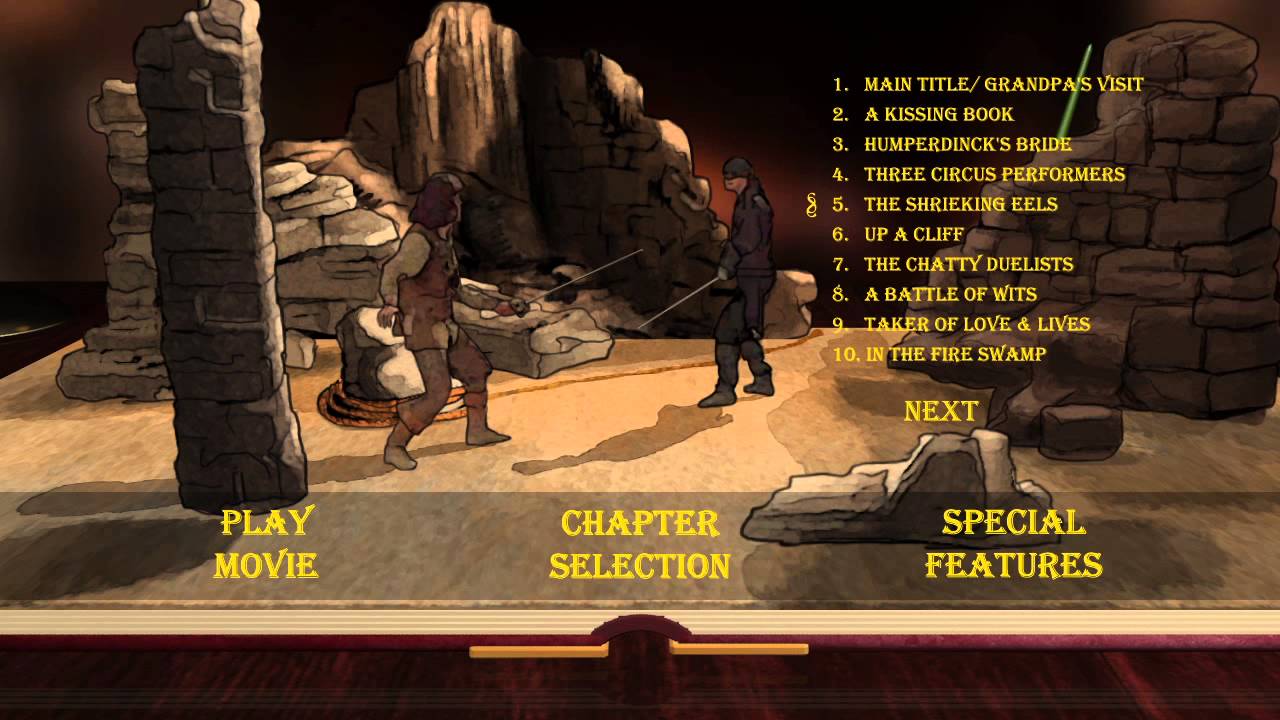 DVD Menu: The Princess Bride - YouTube