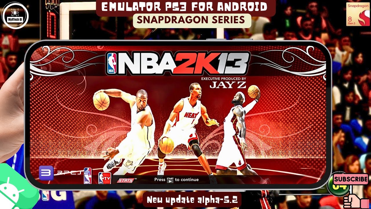 NBA 2K13 | RPCS3-ANDROID (ROG PHONE 8) #emulationdid - YouTube