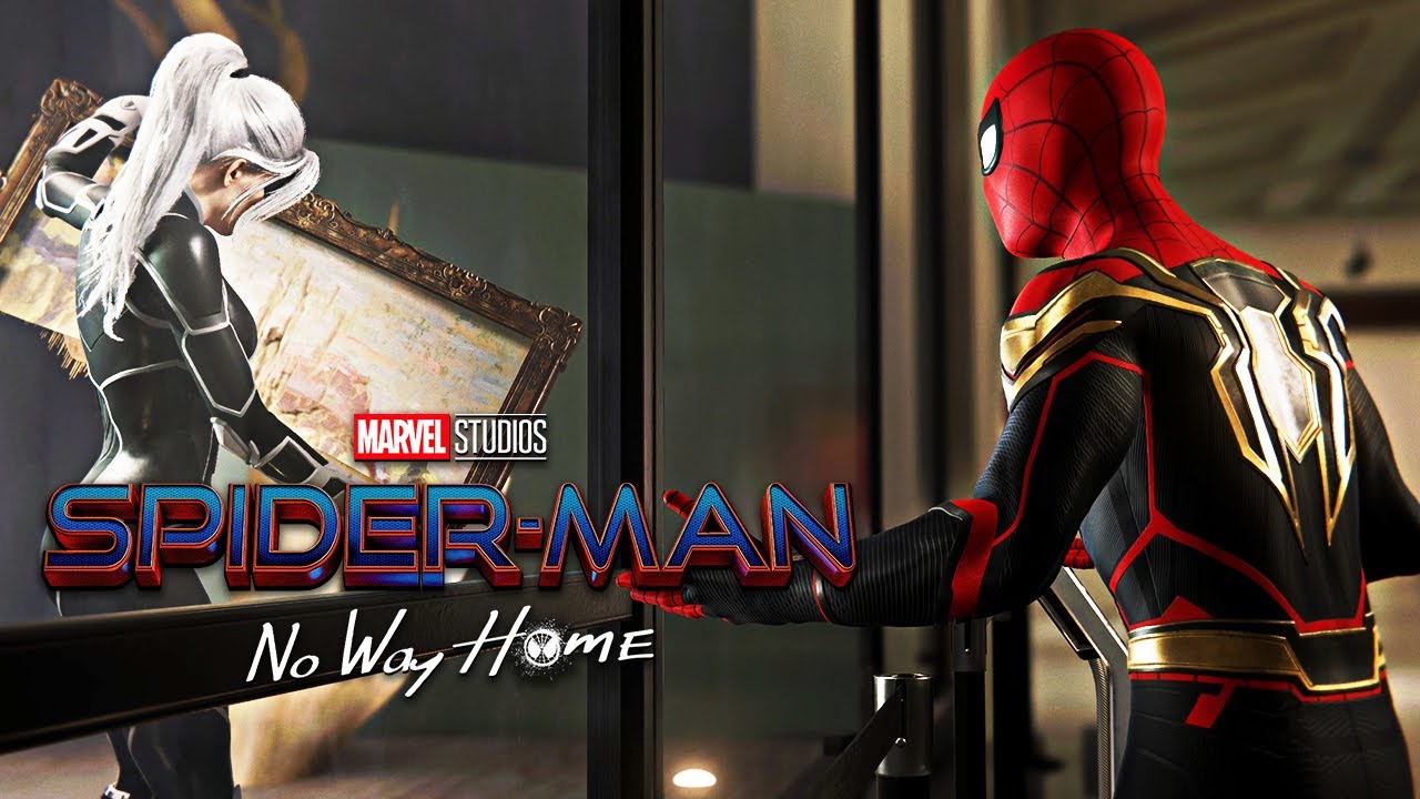 Spider-Man No Way Home (2021) Meets Black Cat 4K - Spider-Man PS5 - YouTube