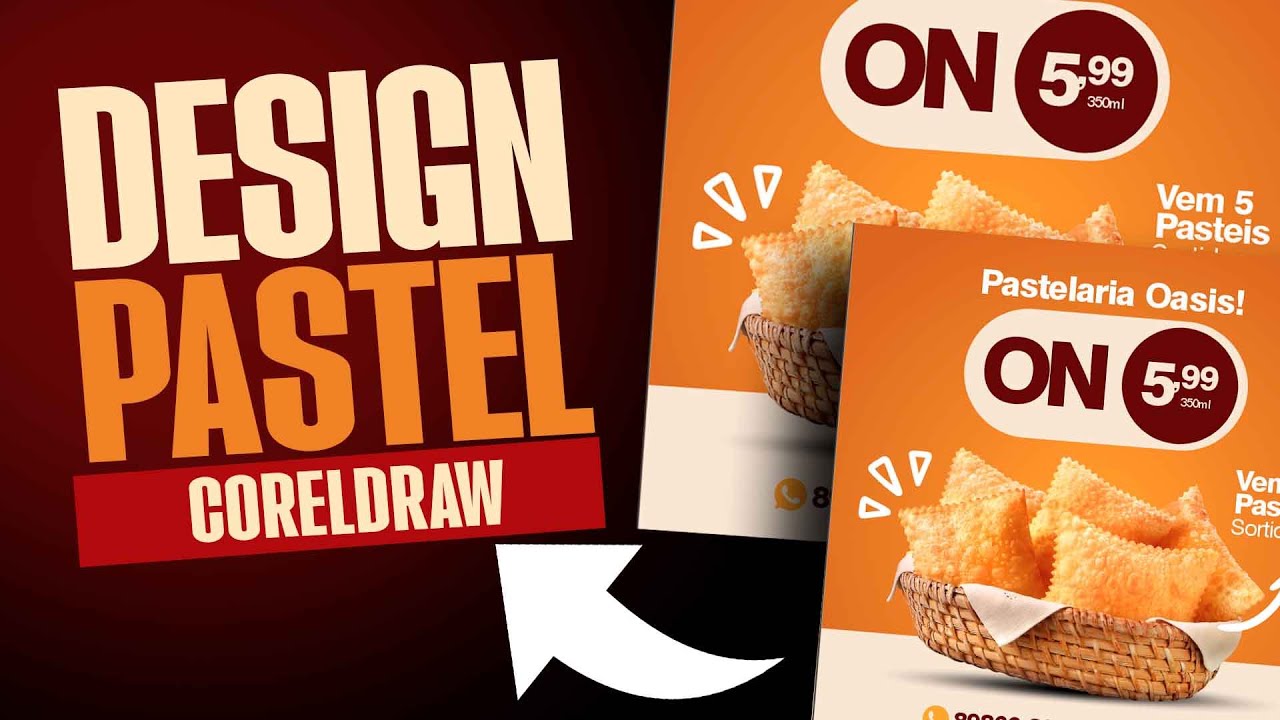 Aprenda CorelDRAW: Desenvolvendo um Flyer para Pastelaria - YouTube