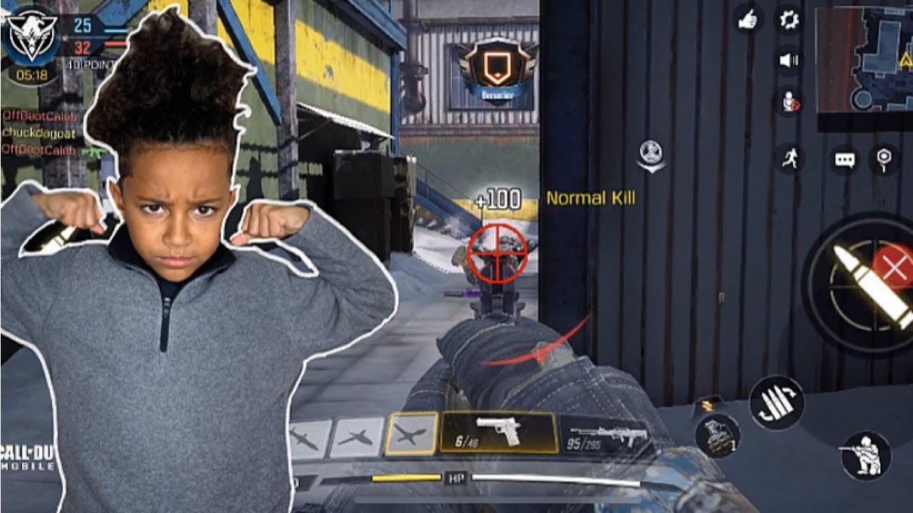 8 Year Old DOMINATES in CALL OF DUTY mobile... - YouTube