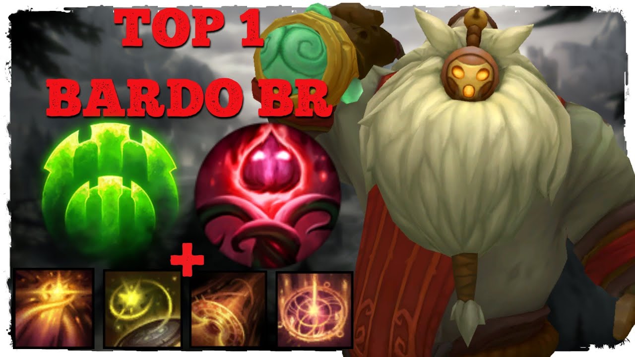 TOP 1 BARDO BR LOL - KBM DOVAHKIIN GAMEPLAY - LEAGUE OF LEGENDS - YouTube