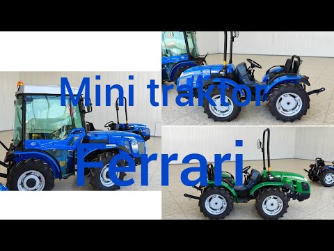 Abzor mini traktor Ferrari.