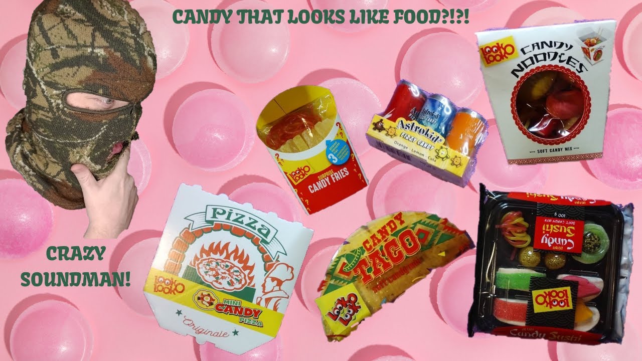 CANDY SHAPED LIKE FOOD?!?!?! Taste test! - YouTube