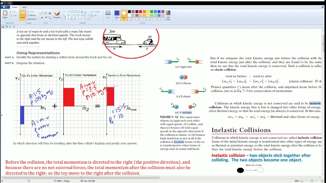 Worksheet Conservation Of Momentum Momentum And Collisions. Physics
