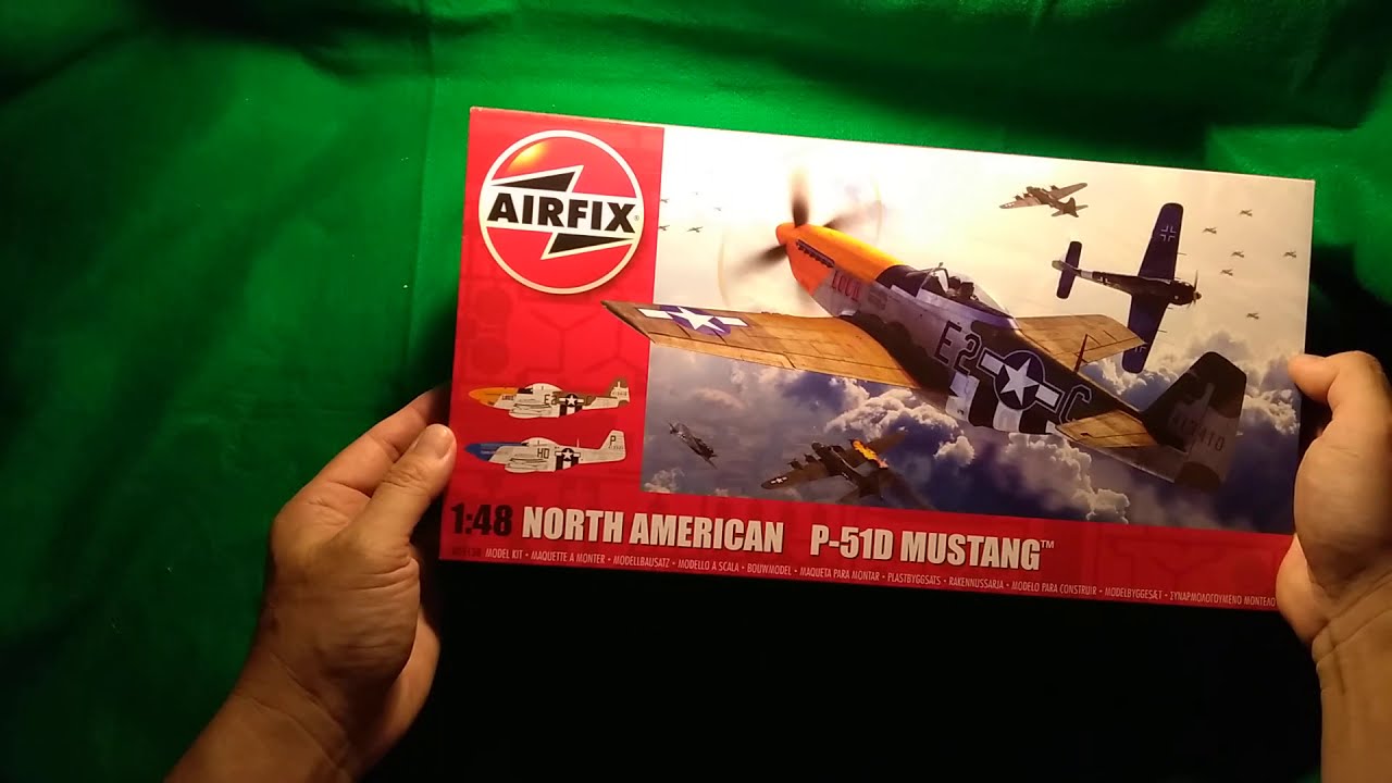 Airfix # A05138 P-51D 野馬戰鬥機 - YouTube