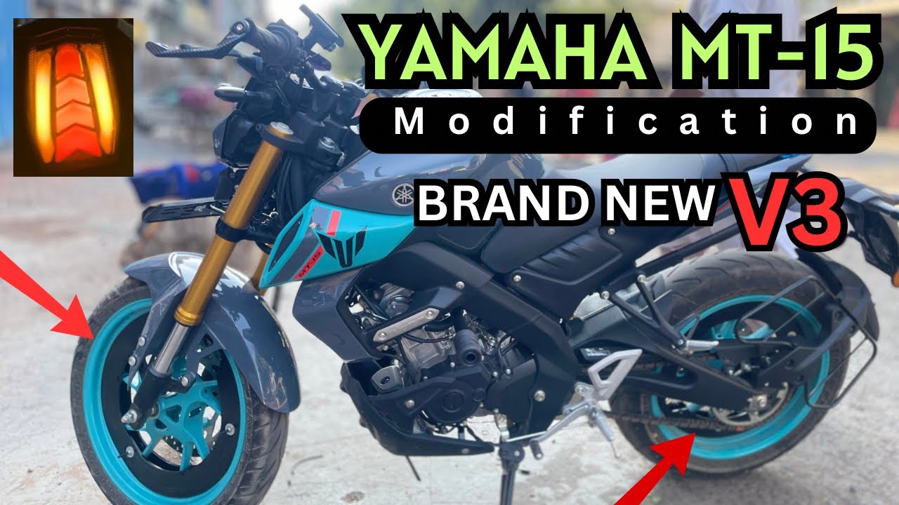 Yamaha Mt15 Modified ll Mt15 Modification Accessories in Surat ...