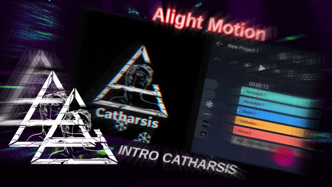 Cara Membuat Intro Logo Catharsis Di Alight Motian IOS & Android - YouTube
