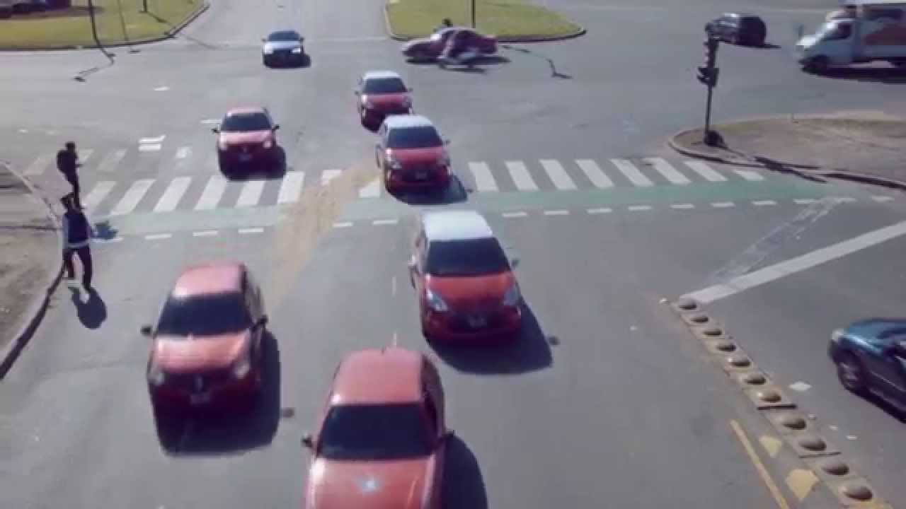 Autonomous Intersection in Action - YouTube