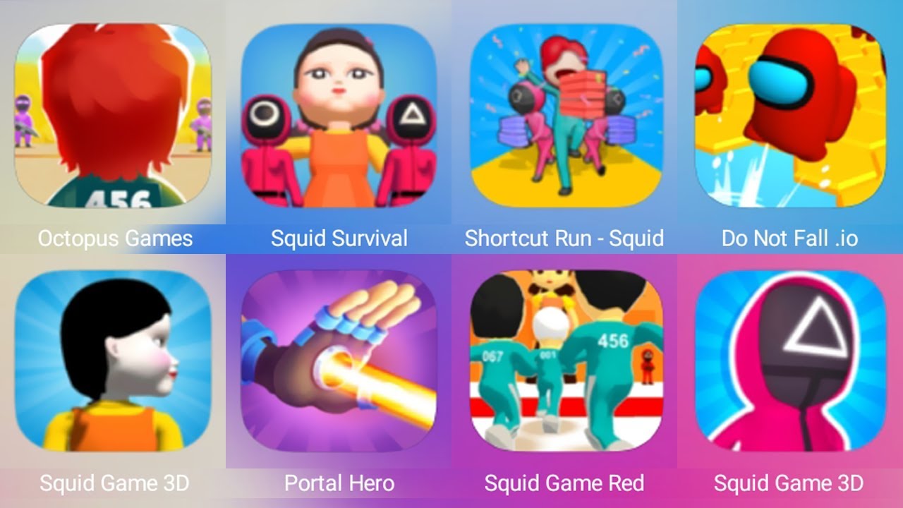 Octopus Game, Squid Survival Challenge, Shortcut Run, Do Not Fail ...