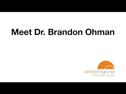 Meet Dr. Brandon Ohman - Non-Operative Treatments - YouTube