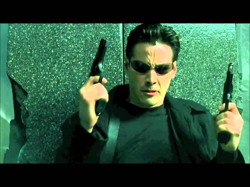 Matrix Lobby Scene (Knife Party - Destroy Them With Lazers) - YouTube