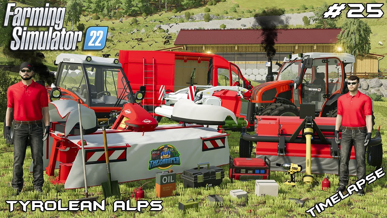 TESTING KUHN MOWER & CONDITIONER ON TWO MEADOWS | Tyrolean Alps ...