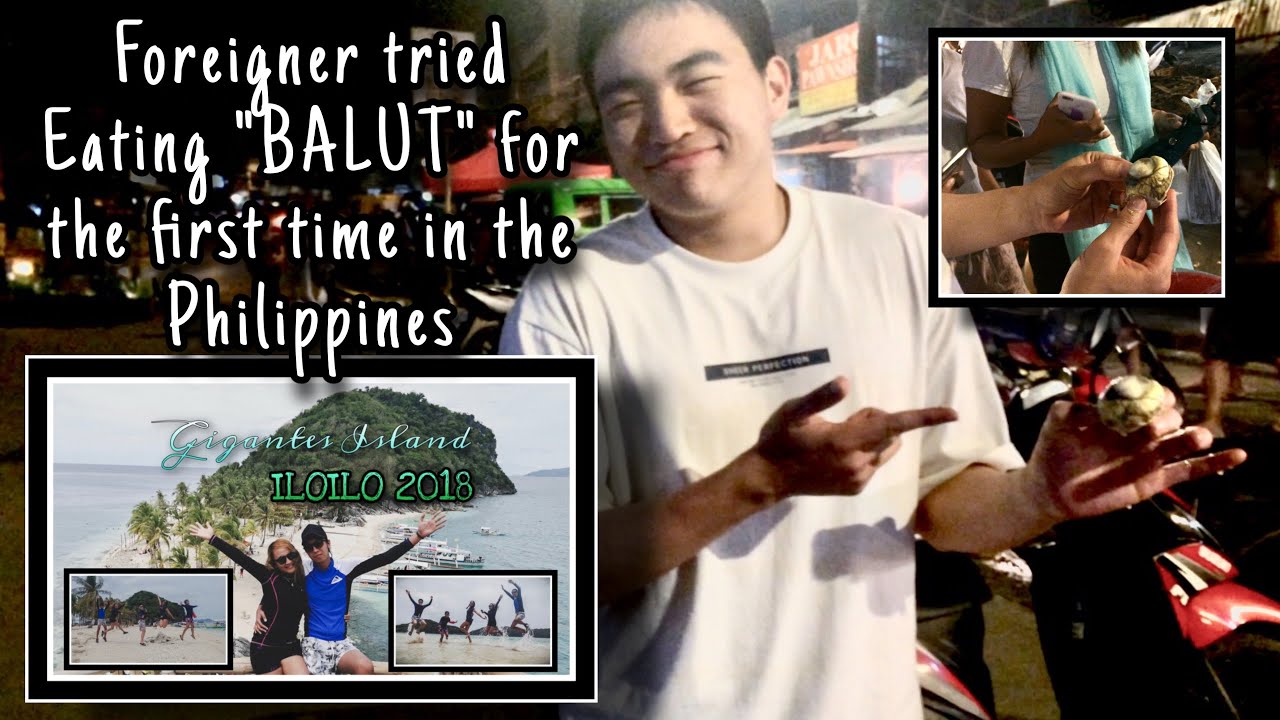 Foreigner tries eating BALUT (Duck Embryo) for the First time in the 🇵🇭 ...