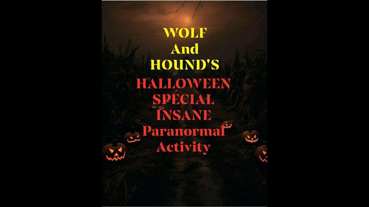 Wolf and Hounds Halloween special (Insane paranormal activity) - YouTube