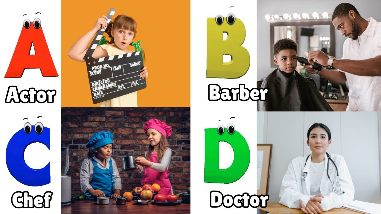 Occupation Alphabet Song | Occupation ABC Song | Phonics for Kids ...