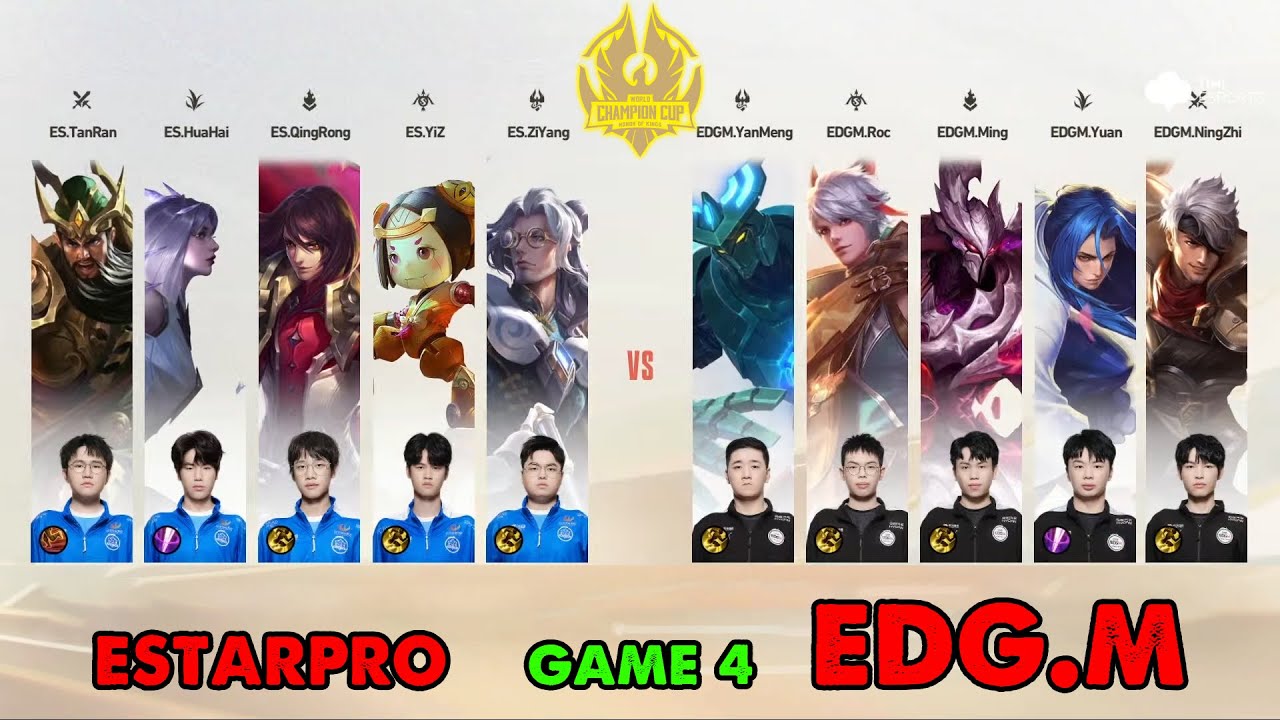 Honor Of Kings | KIC2022 | Quater-Finals: eStarPro vs EDG.M Game 4 - YouTube
