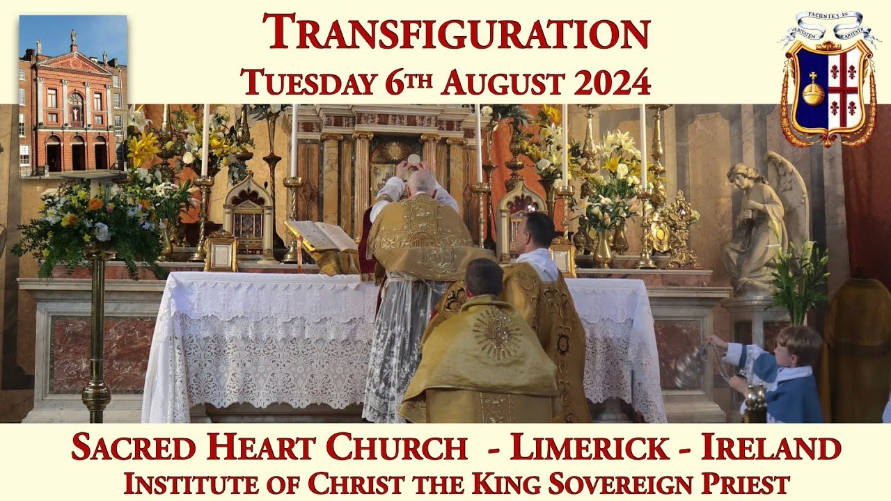 Tuesday 6th August 2024: Transfiguration of Our Lord Jesus Christ - YouTube
