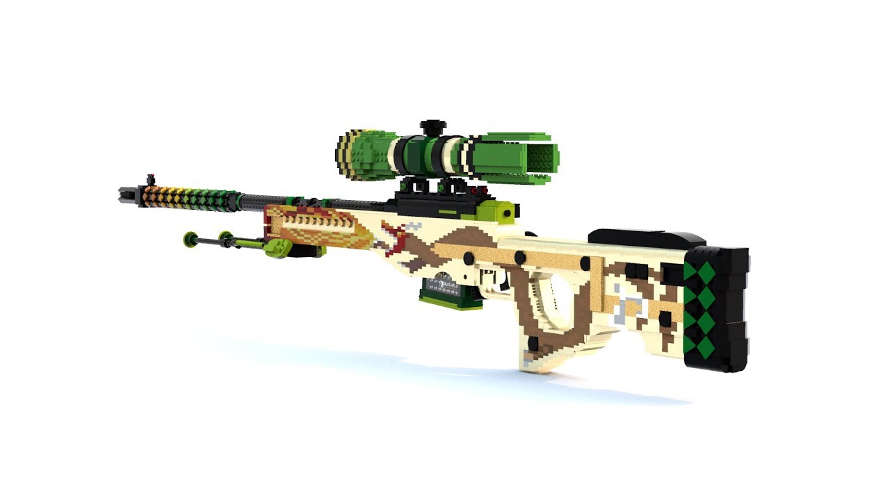 Custom Lego Gun MOC: AWP MK.III [Dragon Lore][Divinity Edition] - YouTube